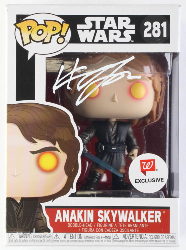 Hayden Christensen Signed "Star Wars" Anakin Skywalker #281 Funko Pop ...