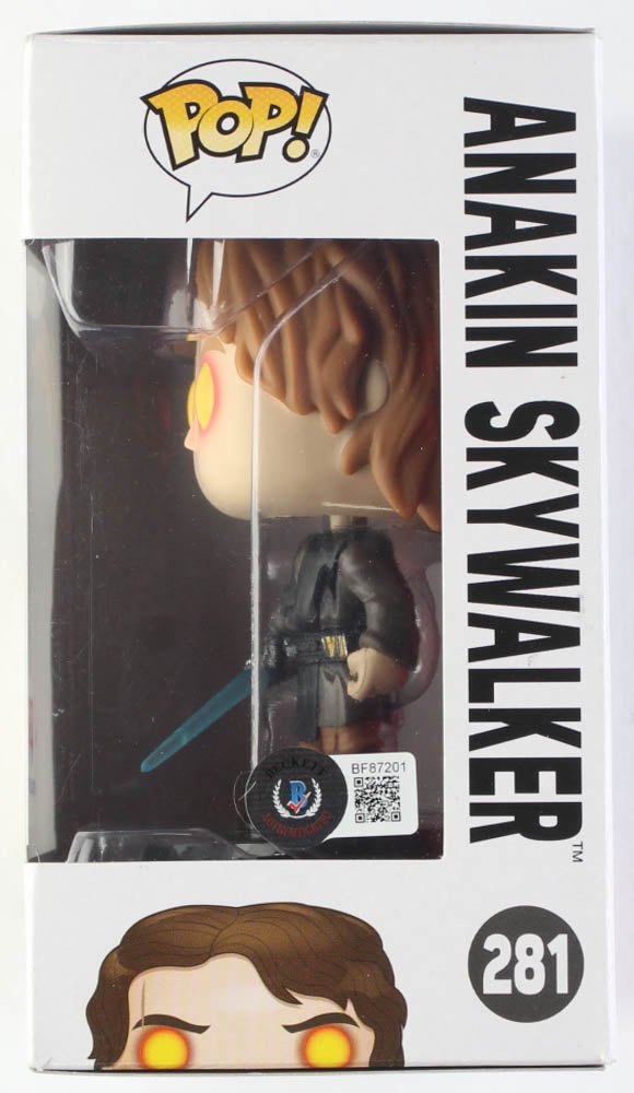Hayden Christensen Signed "Star Wars" Anakin Skywalker #281 Funko Pop ...