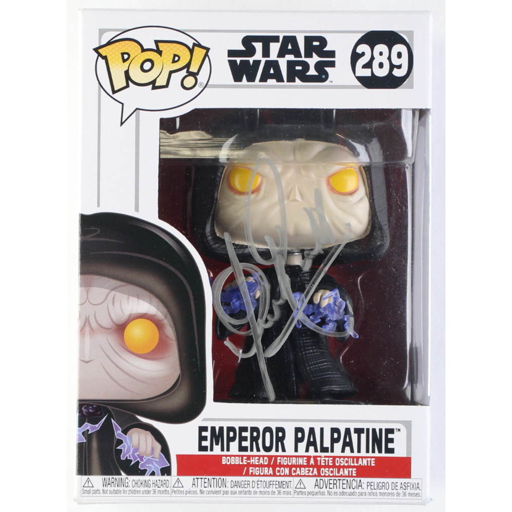 Clive Revill Signed "Star Wars" Emperor Palpatine #289 Funko Pop! Vinyl ...