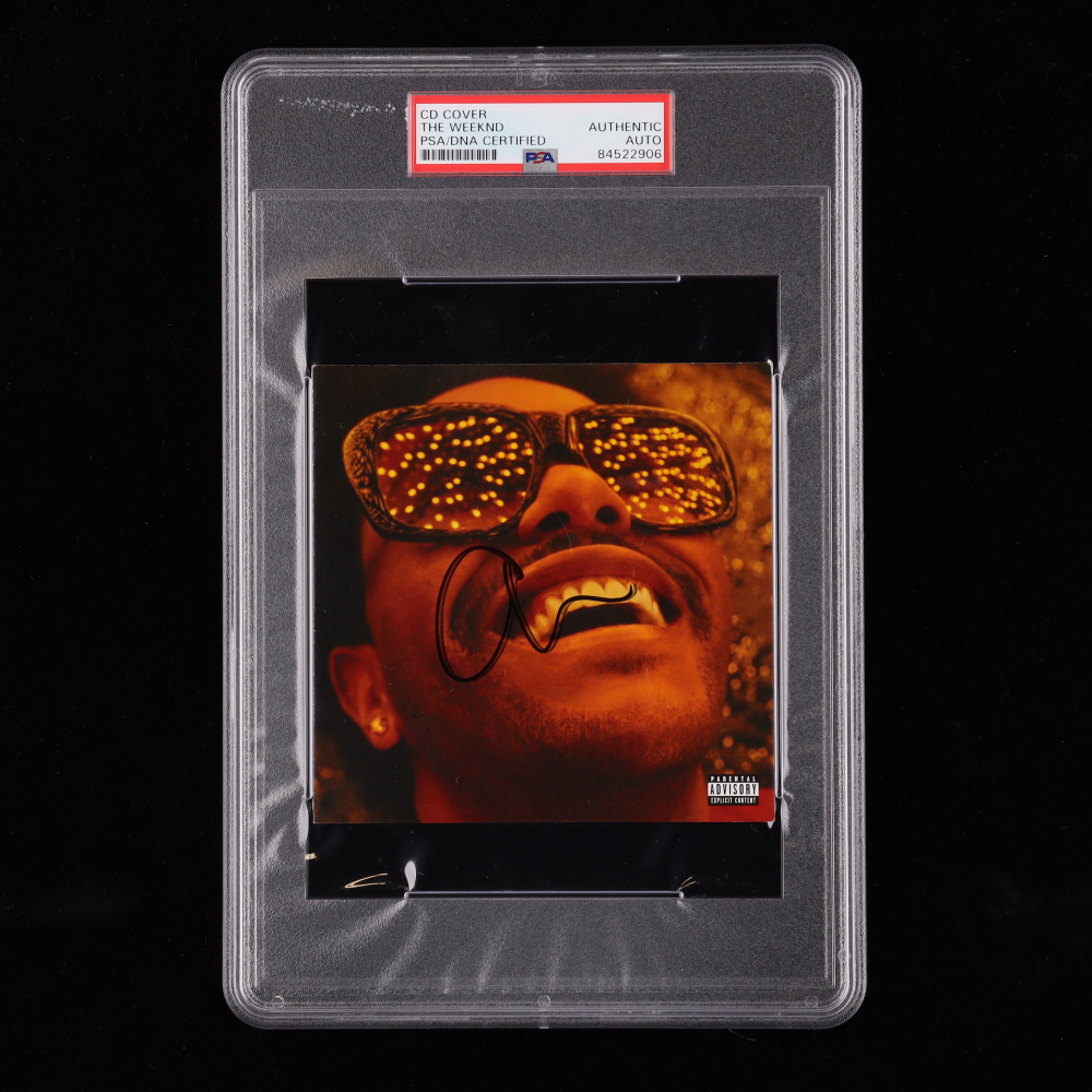 The Weeknd Signed "After Hours" CD Cover (PSA) | Pristine Auction