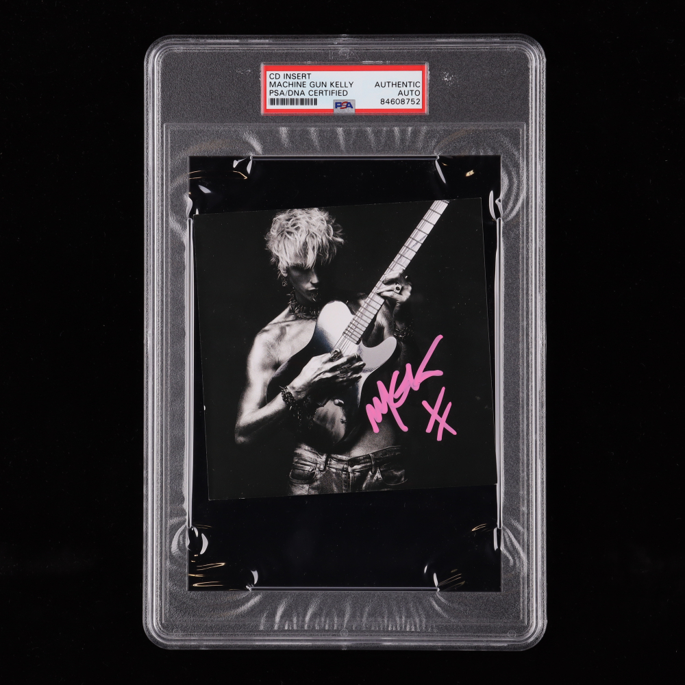Machine Gun Kelly Signed "Mainstream Sellout" CD Cover (PSA) | Pristine ...