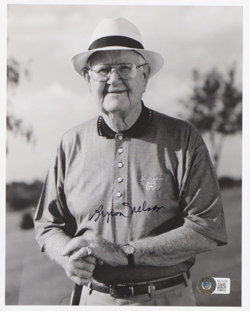 Byron Nelson Signed 8x10 Photo (Beckett) | Pristine Auction