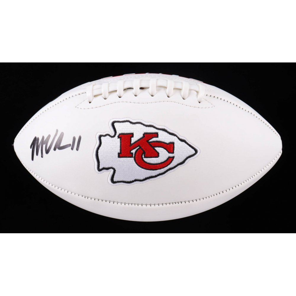 Marquez Valdes-Scantling Signed Signed Chiefs Logo Football (Beckett ...