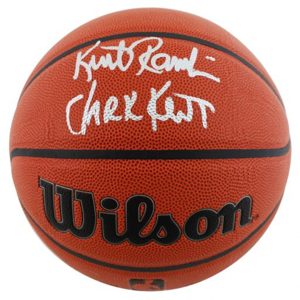 Kurt Rambis Signed NBA Basketball Inscribed "Clark Kent" (Beckett ...