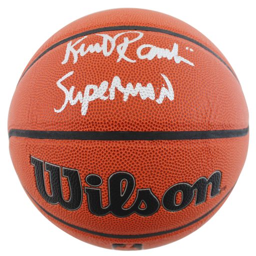 Kurt Rambis Signed NBA Basketball Inscribed "Superman" (Beckett ...