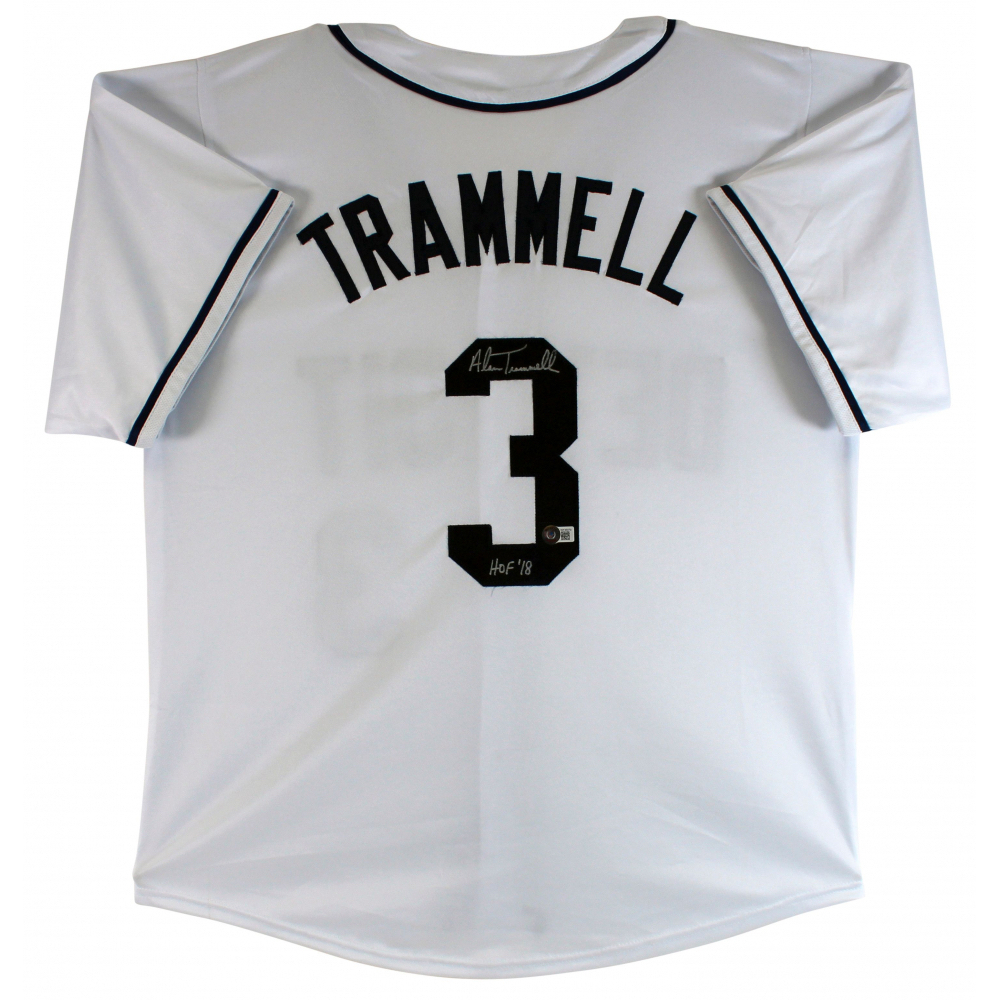 Alan Trammell Signed Jersey Inscribed "HOF '18" (Beckett) | Pristine ...