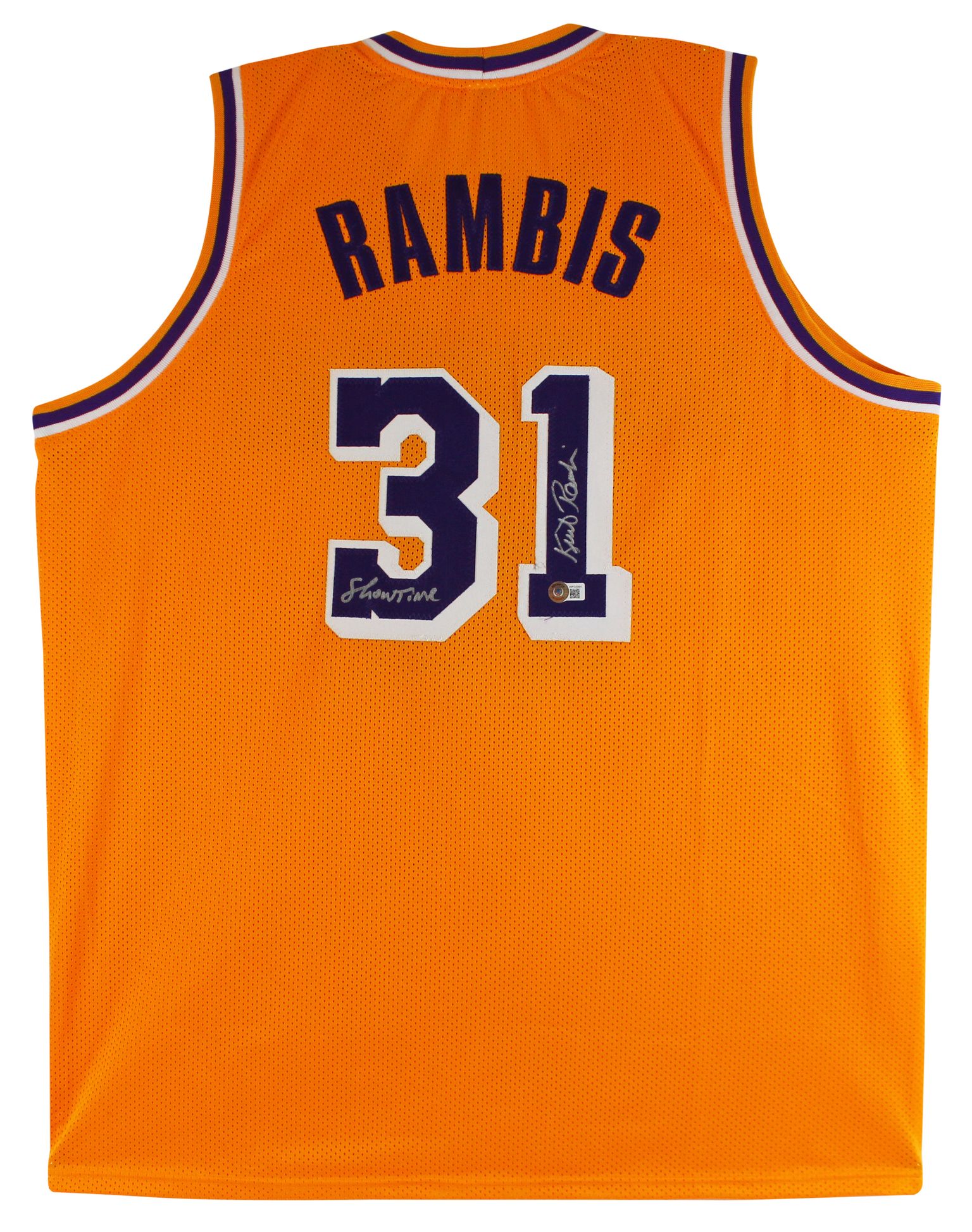 Kurt Rambis Signed Jersey Inscribed "Showtime" (Beckett) | Pristine Auction
