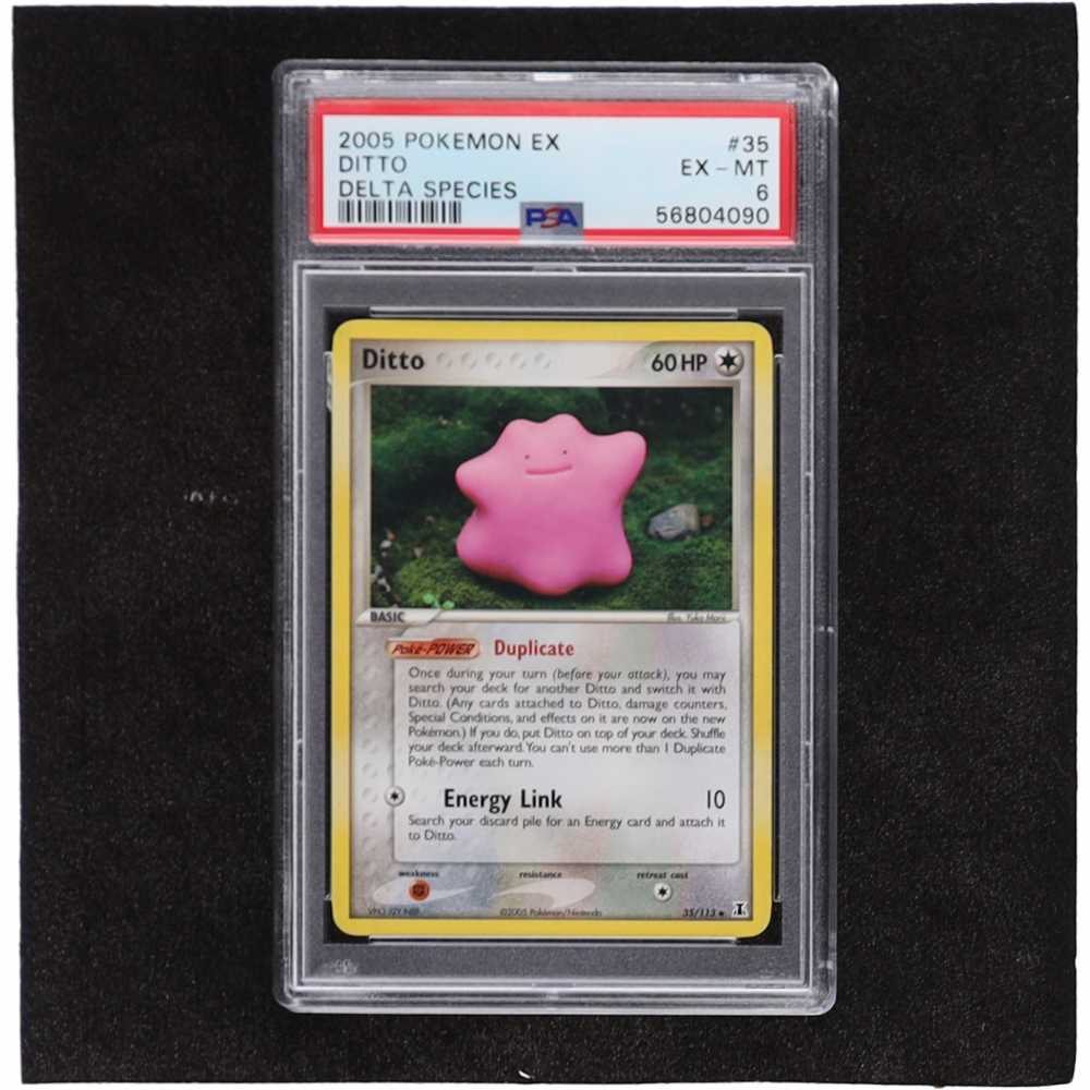 Ditto 2005 Pokemon EX Delta Species #35 (PSA 6) | Pristine Auction