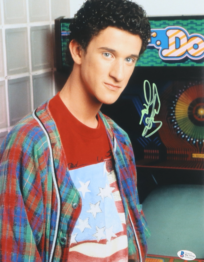 Dustin Diamond Signed "Saved by the Bell" 11x14 Photo (Beckett ...
