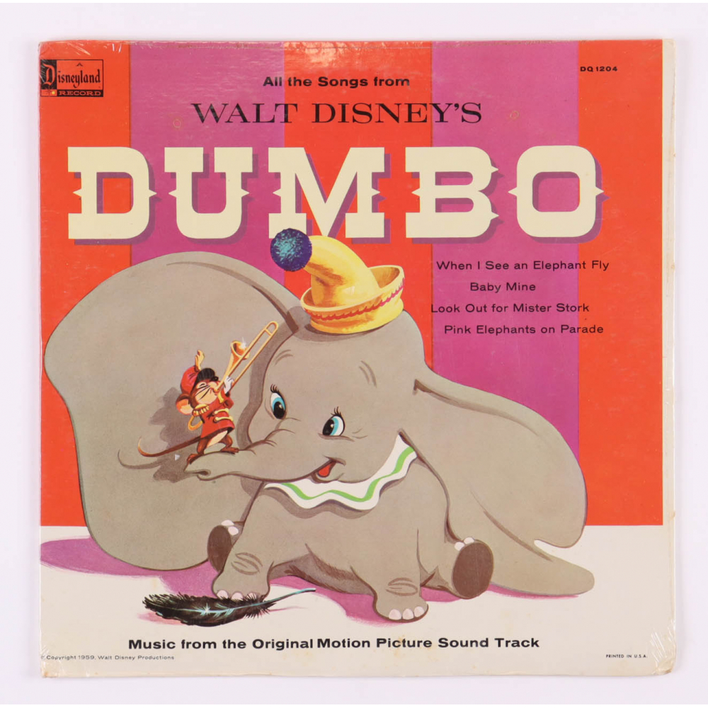 1965 Walt Disney's "Dumbo" Original Motion Picture Soundtrack LP with ...