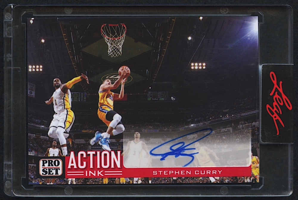 Stephen Curry 2022 Leaf Pro Set #AI-SC1 'Action Ink' Autograph ...