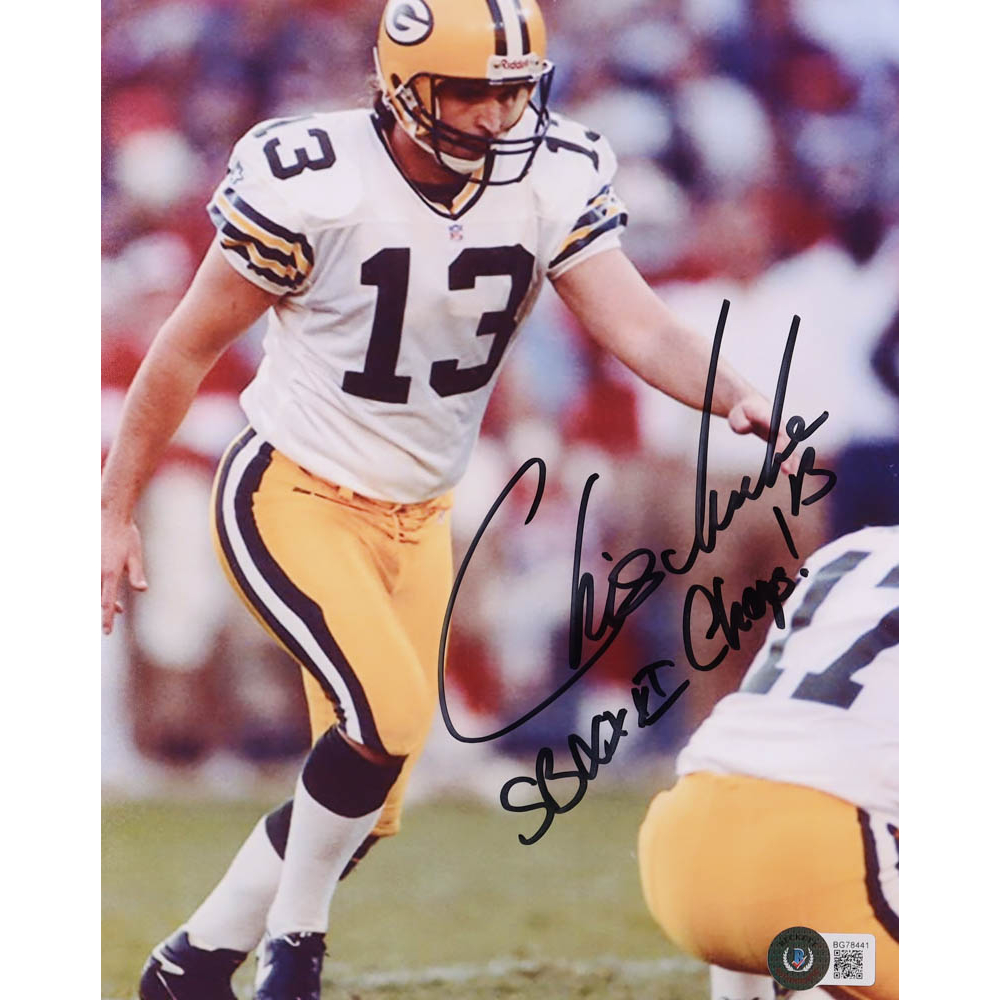 Chris Jacke Signed Packers 8x10 Photo Inscribed "SB XXXI Champs ...