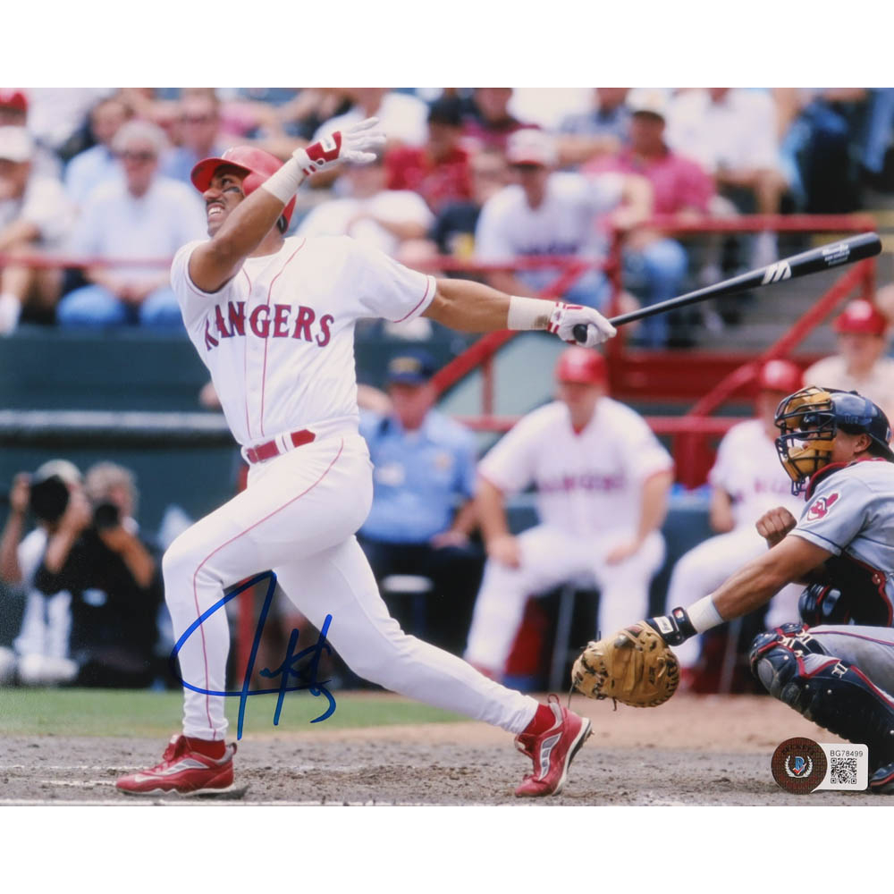 Juan Gonzalez Signed Rangers 8x10 Photo (Beckett) | Pristine Auction