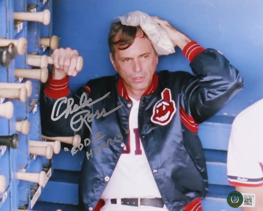 Chelcie Ross Signed "Major League" 8x10 Photo Inscribed "Eddie Harris ...