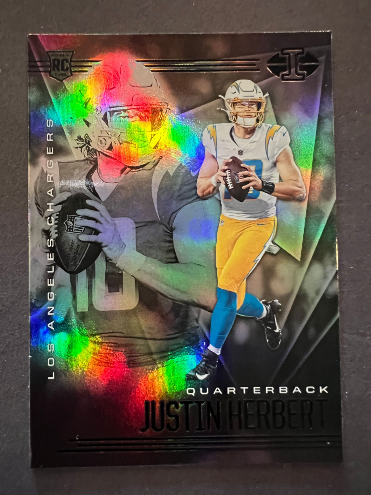 Justin Herbert 2020 Panini Illusions #7 RC | Pristine Auction Justin Herbert 2020 Panini Illusions #7 RC | Pristine Auction