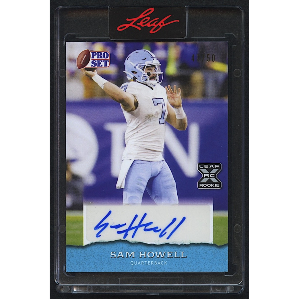 Sam Howell 2022 Leaf Pro Set #PSA-SH1 Autograph RC #47/50 | Pristine ...