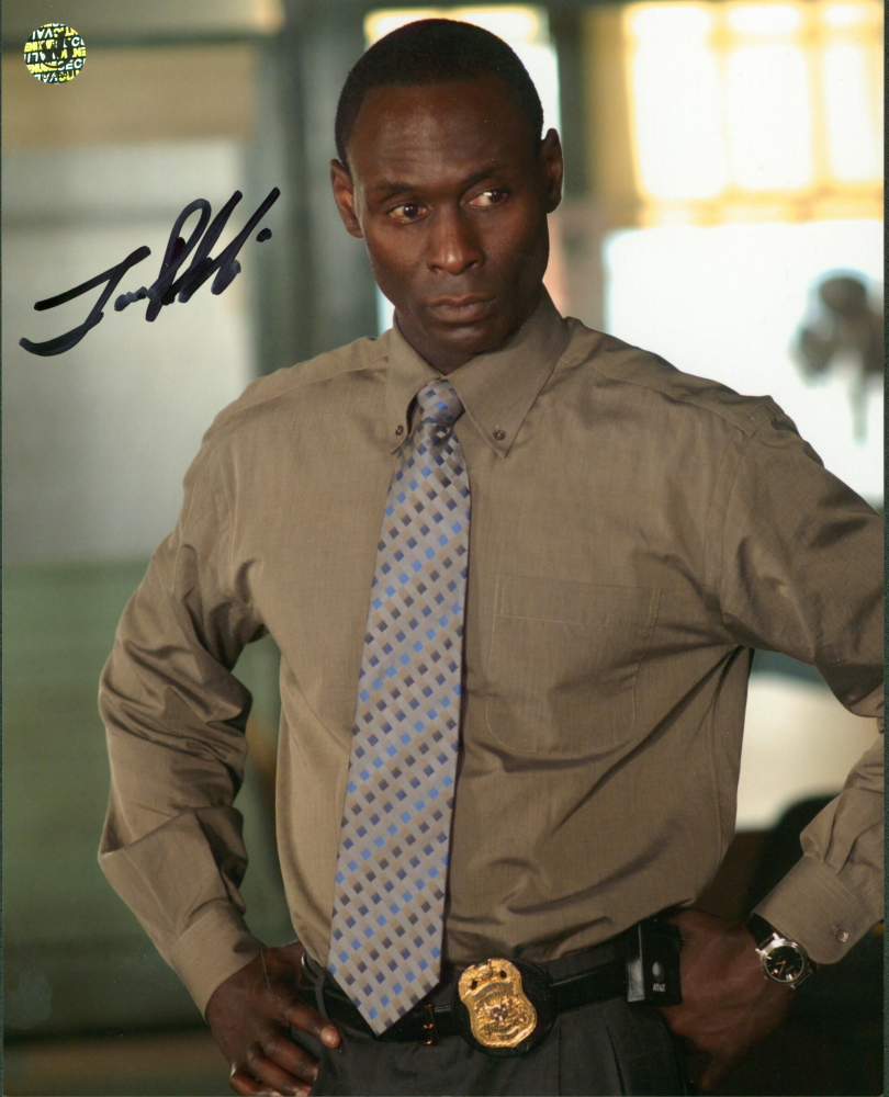 Lance Reddick Signed "The Wire" 8x10 Photo (Wizard World) | Pristine ...