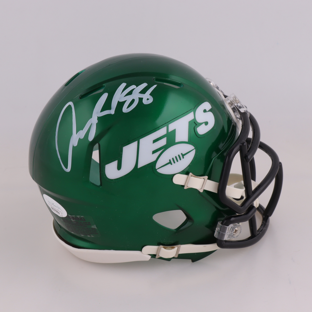 Anthony Becht Signed Jets Speed Mini Helmet (JSA) | Pristine Auction