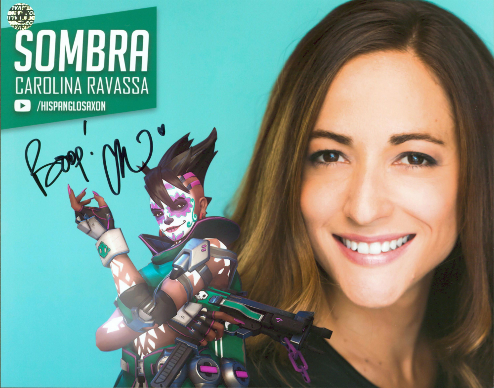 Carolina Ravassa Signed "Overwatch" 8x10 Photo Inscribed "Boop!" (Wizard World) | Pristine Auction