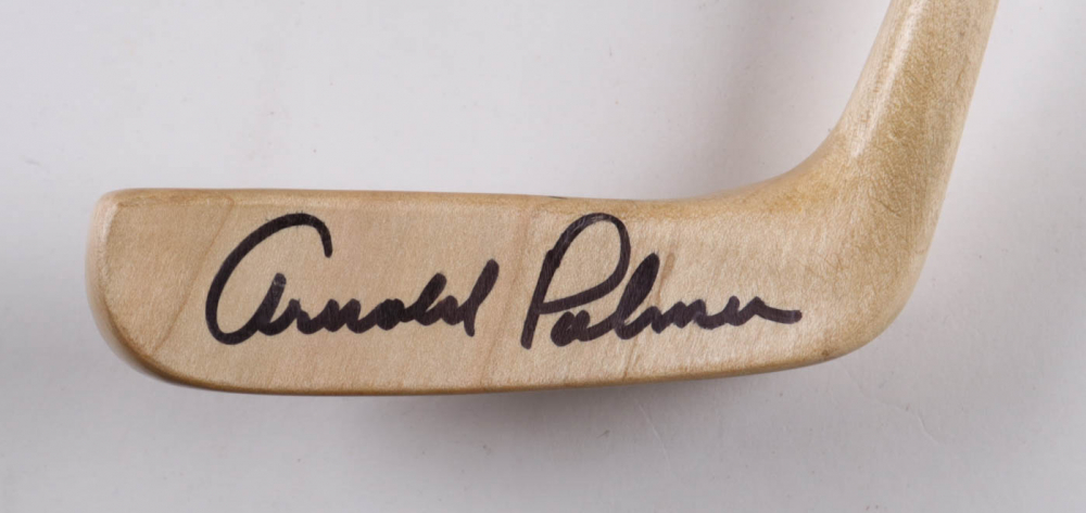 Arnold Palmer Signed LE "The Original Putter" Wooden Golf Club with ...