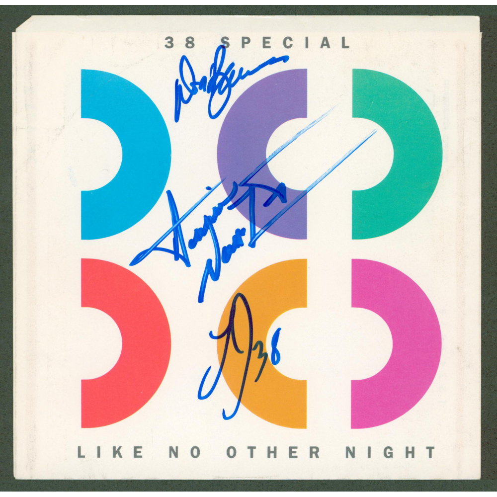 Donnie Van Zant, Don Barnes & Larry Junstrom Signed "Like No Other ...