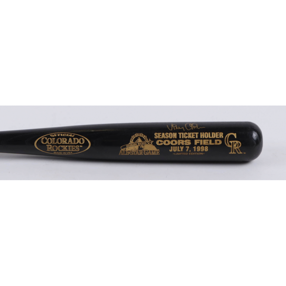 Vinny Castilla Signed LE Rockies 1998 All-Star Game Baseball Bat ...