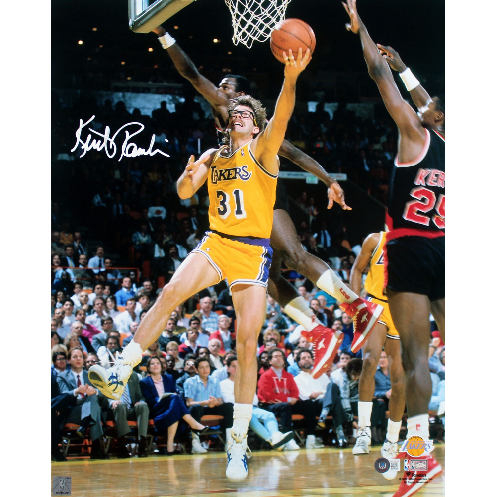 Kurt Rambis Signed Lakers 16x20 Photo (Beckett) | Pristine Auction