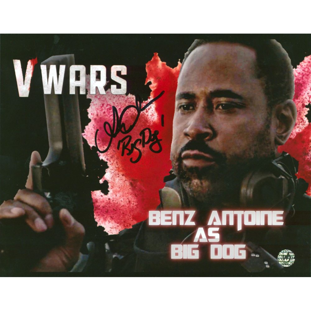 Benz Antoine Signed "V Wars" 8x10 Photo Inscribed "Big Dog" (Wizard ...