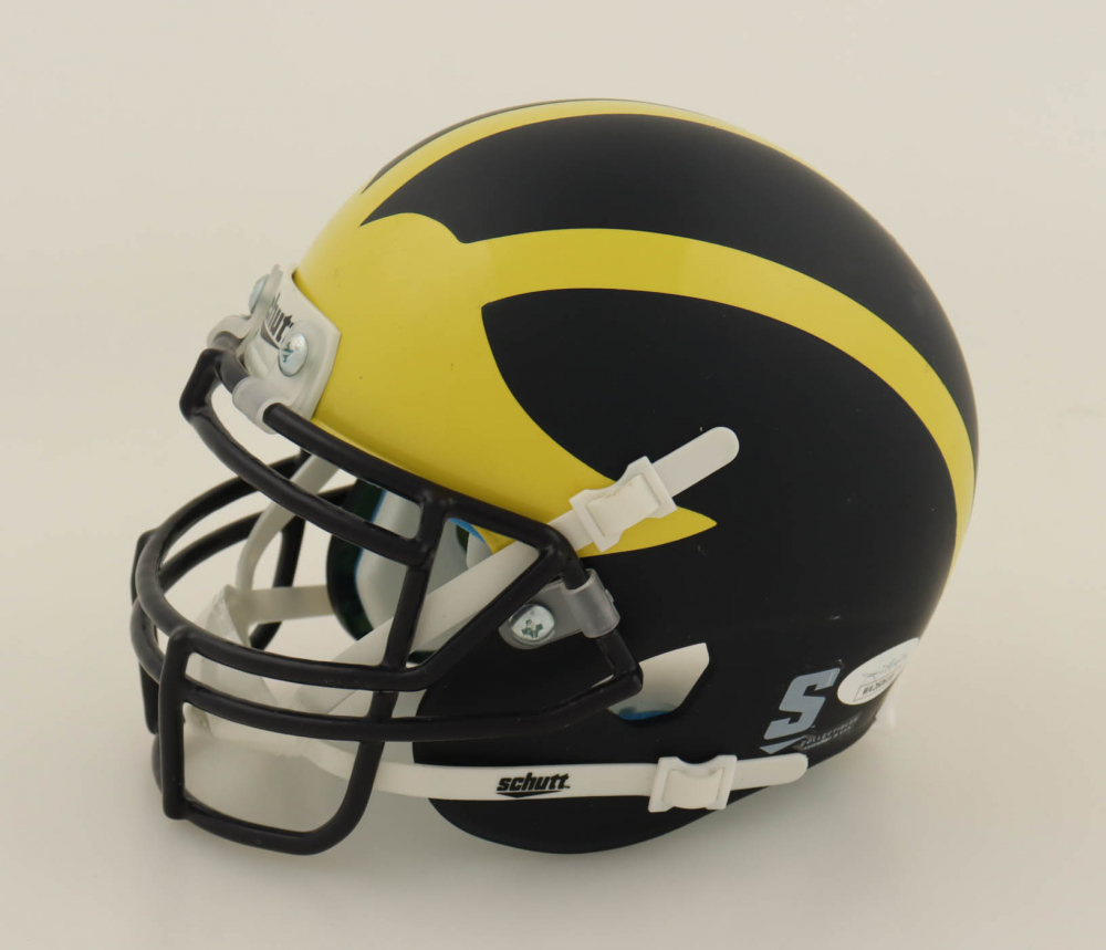 Anthony Carter Signed Michigan Wolverines Mini Helmet Inscribed "CHOF ...