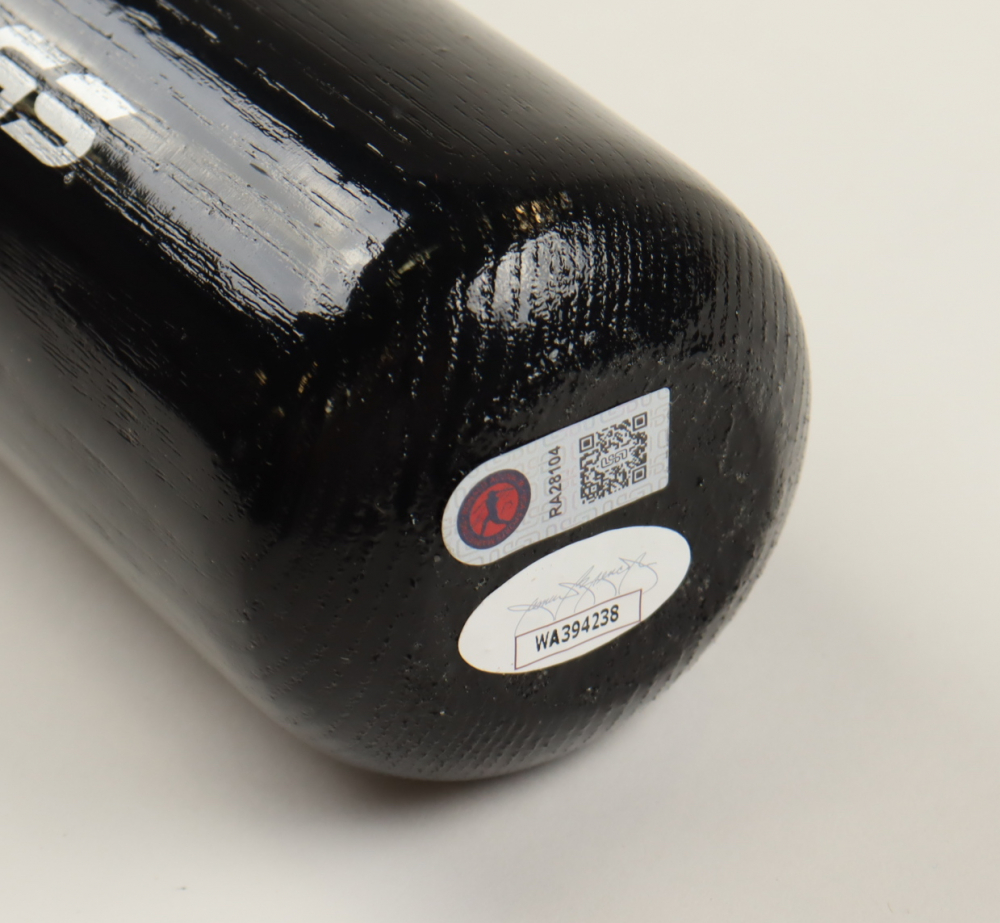 Ronald Acuna Jr. Signed Rawlings Pro Baseball Bat (JSA & Acuna ...