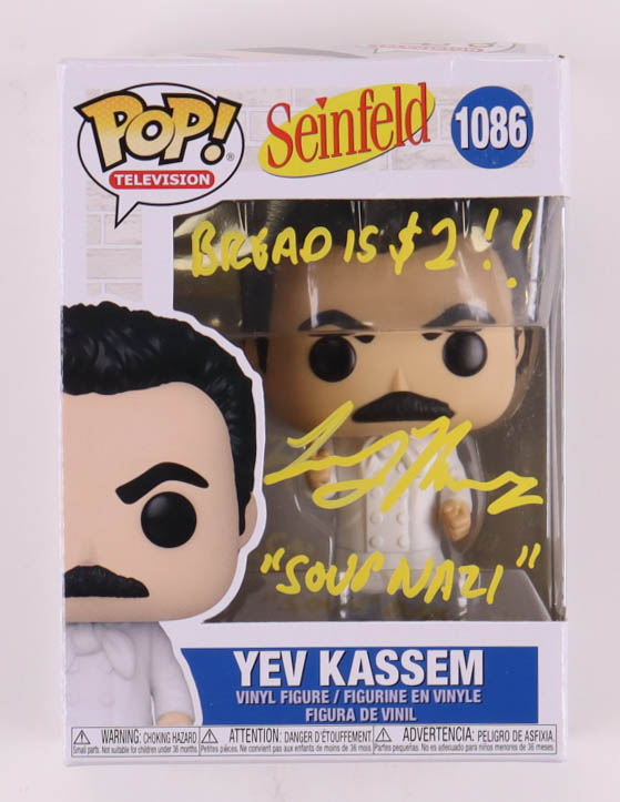 Larry Thomas Signed "Seinfeld" #1086 Funko Pop! Vinyl Figure Inscribed ...