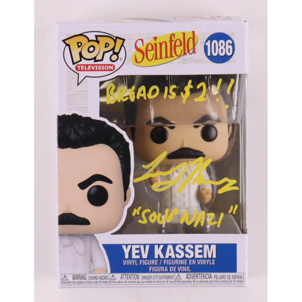 Larry Thomas Signed "Seinfeld" #1086 Funko Pop! Vinyl Figure Inscribed ...