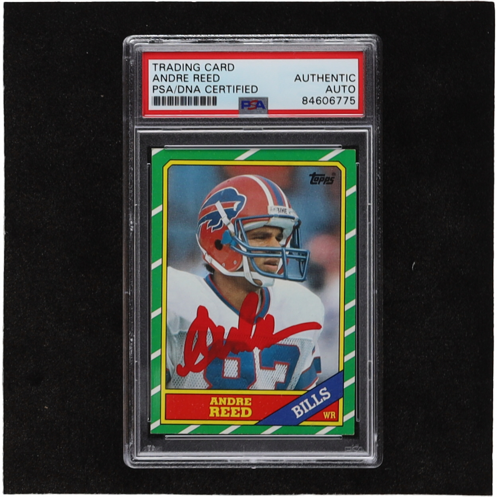 Andre Reed Signed Trading Card (PSA) | Pristine Auction