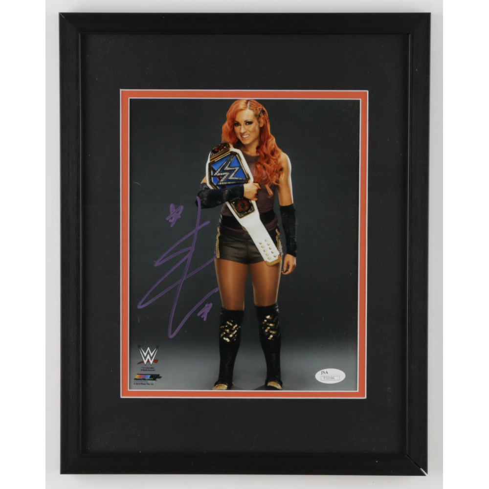 Becky Lynch Signed WWE Custom Framed Photo (JSA) | Pristine Auction