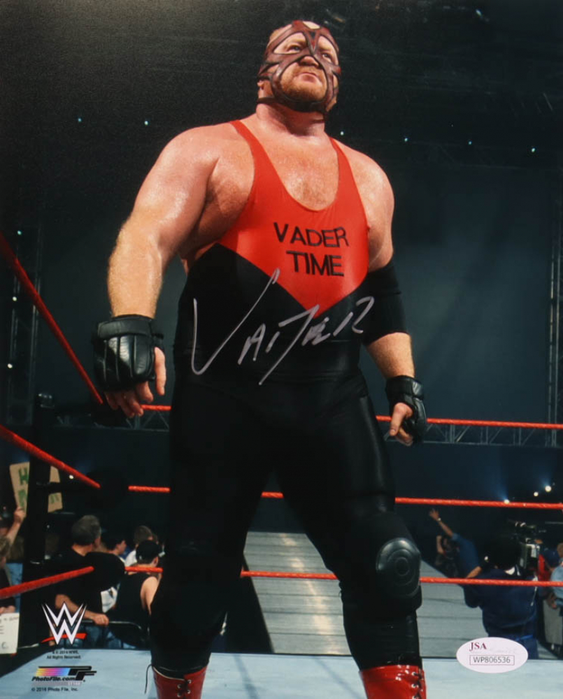 Big Van Vader Signed WWE 8x10 Photo (JSA) | Pristine Auction