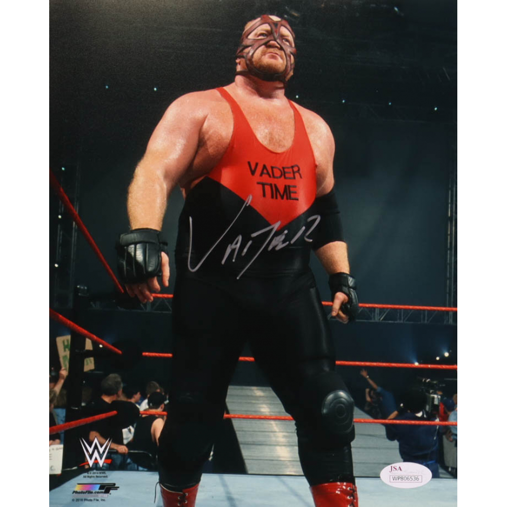 Big Van Vader Signed WWE 8x10 Photo (JSA) | Pristine Auction