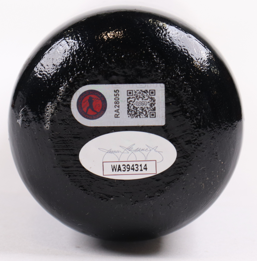 Ronald Acuna Jr. Signed Rawlings Baseball Bat (JSA & Acuna Jr ...