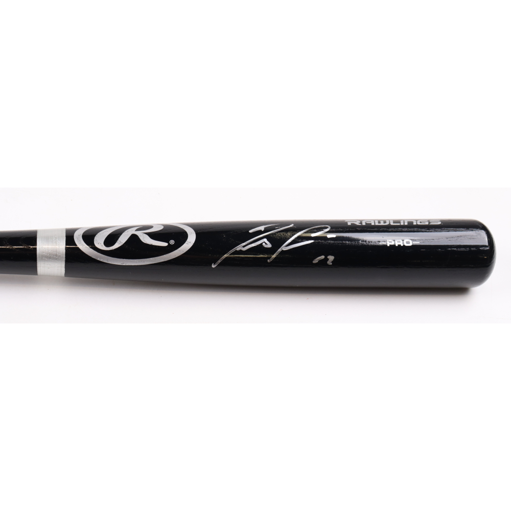 Ronald Acuna Jr. Signed Rawlings Baseball Bat (JSA & Acuna Jr ...
