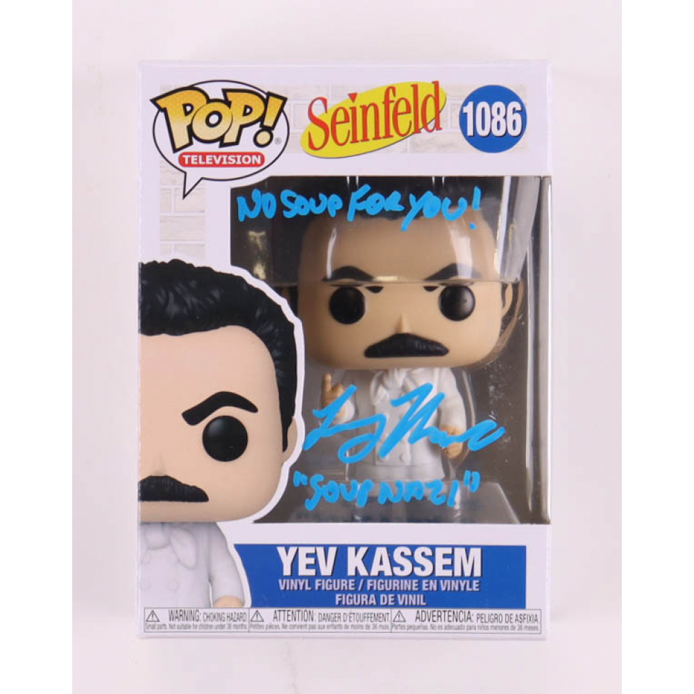 Larry Thomas Signed "Seinfeld" #1086 Yev Kassem Funko Pop! Vinyl Figure ...