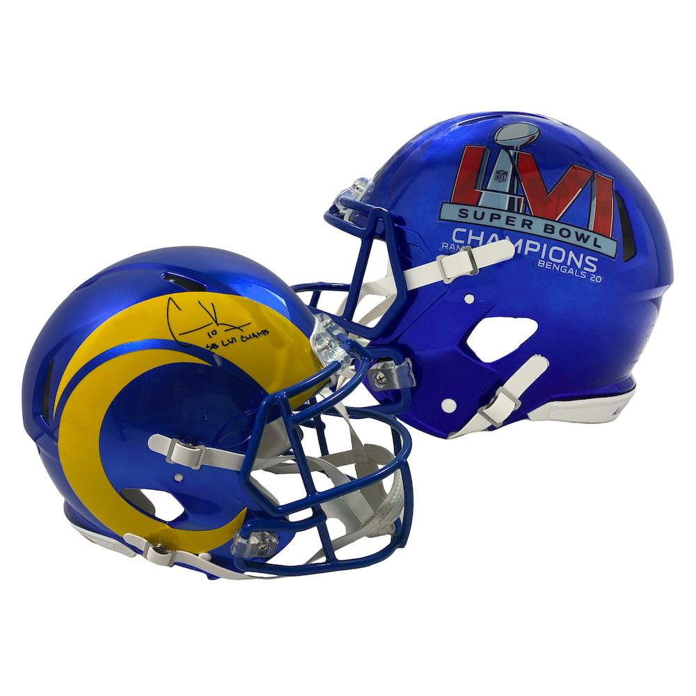 Cooper Kupp Signed Rams Super Bowl LVI Logo Full-Size Authentic On ...