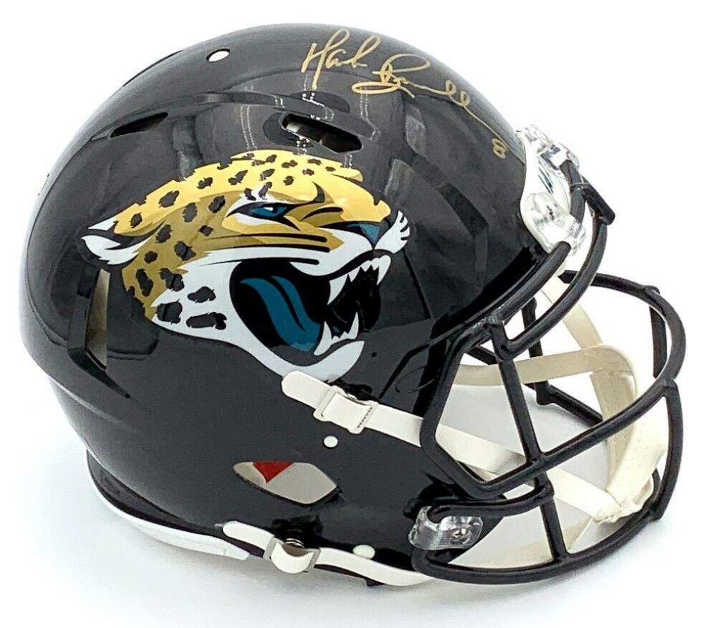 Mark Brunell Signed Jaguars Full-Size Authentic On-Field Speed Helmet ...