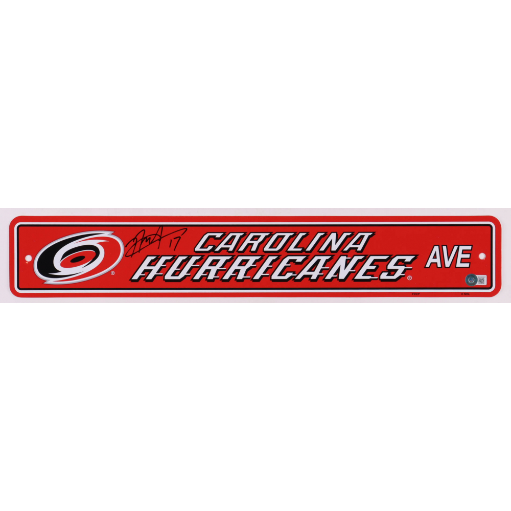 Rod Brind'Amour Signed Carolina Hurricanes Sign (Beckett) | Pristine ...