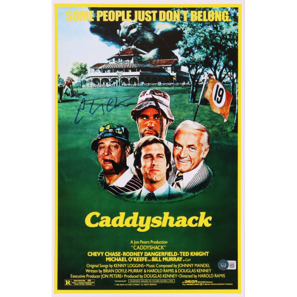 Chevy Chase Signed "Caddyshack" 11x17 Movie Poster (Beckett) | Pristine ...