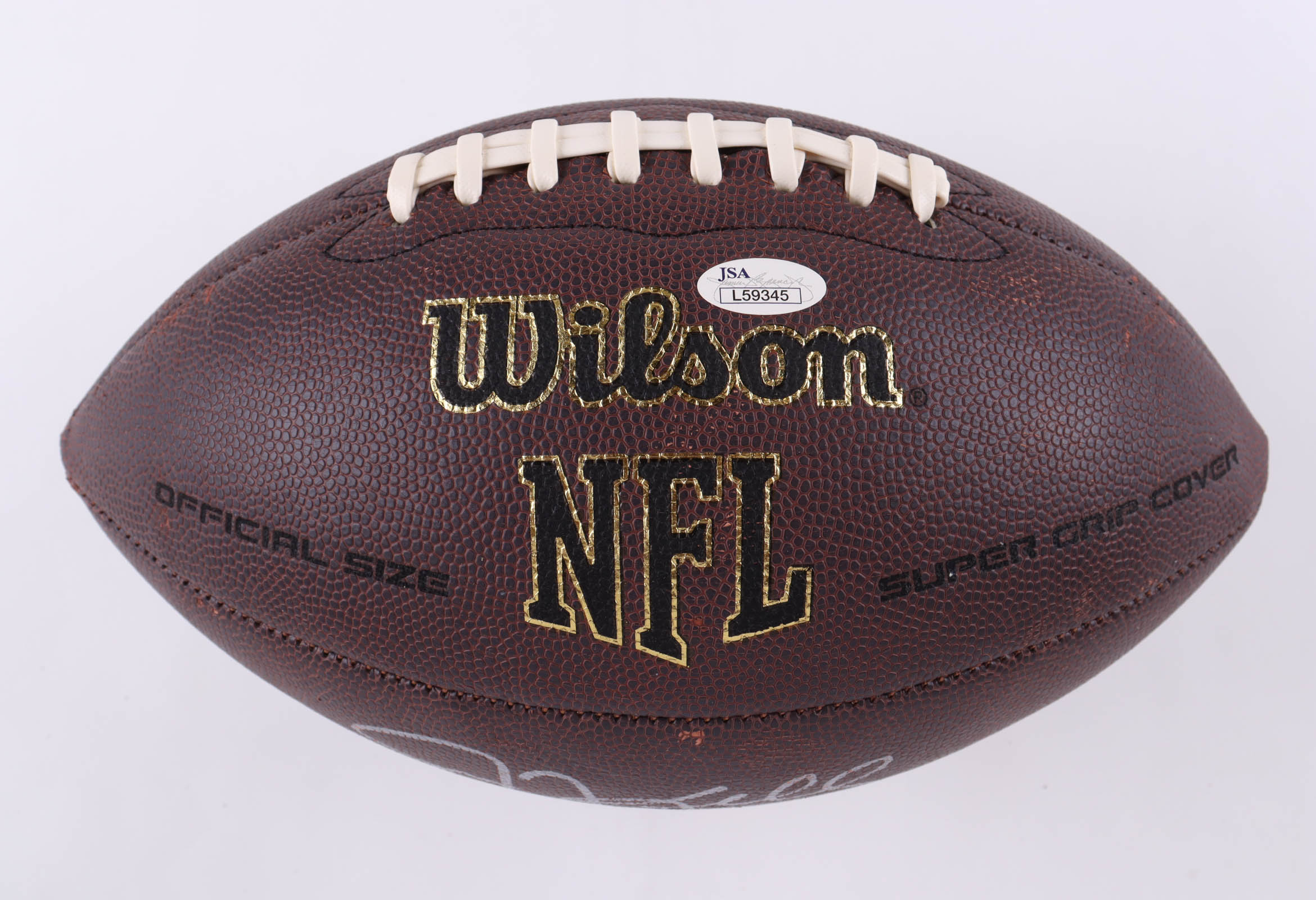 Jim Kelly Signed NFL Football Inscribed "HOF 02" (JSA) | Pristine Auction
