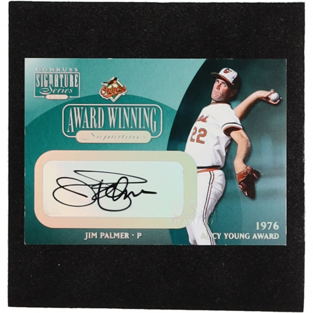 Jim Palmer 2001 Donruss Signature Award Winning Signatures Masters ...