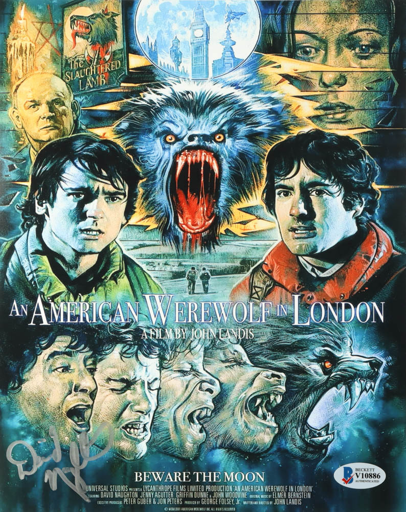 David Naughton Signed "An American Werewolf In London" 8x10 Photo ...