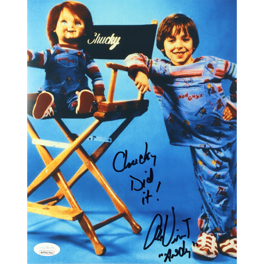 Alex Vincent Signed "Child's Play" 8x10 Photo Inscribed "Chucky Did It ...