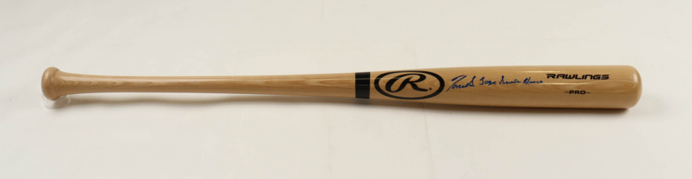 Ronald Acuna Jr. Signed Rawlings Pro Baseball Bat (JSA & Acuna ...