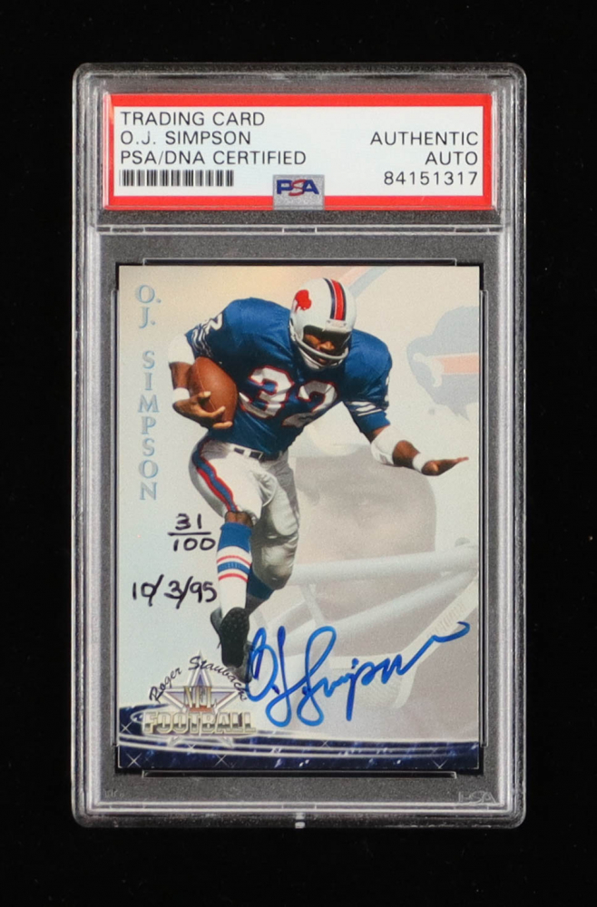 O.J. Simpson Signed LE 1994 Ted Williams #8 (PSA) | Pristine Auction