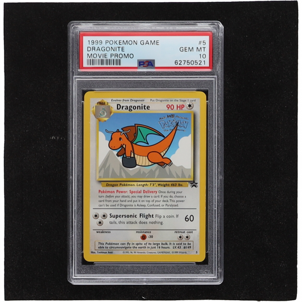 Dragonite Pokemon 1999 WOTC Promos #5 (PSA 10) | Pristine Auction
